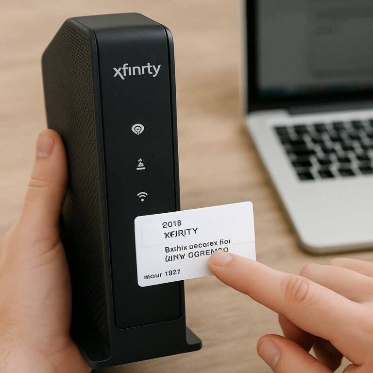 Finding the Network Security Key on Your Xfinity Router in 5 Simple ...